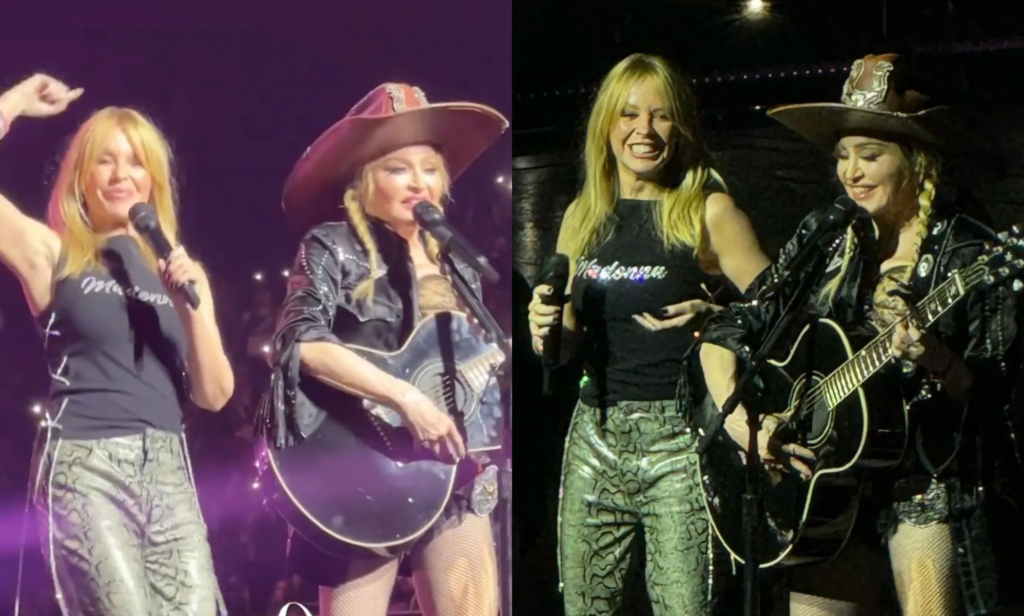 Kylie Minogue et Madonna partagent la même scène avec deux duos ...